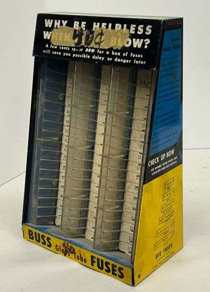 Buss Fuses Store Display Rack - 9.5” Tall - Creamer Auction