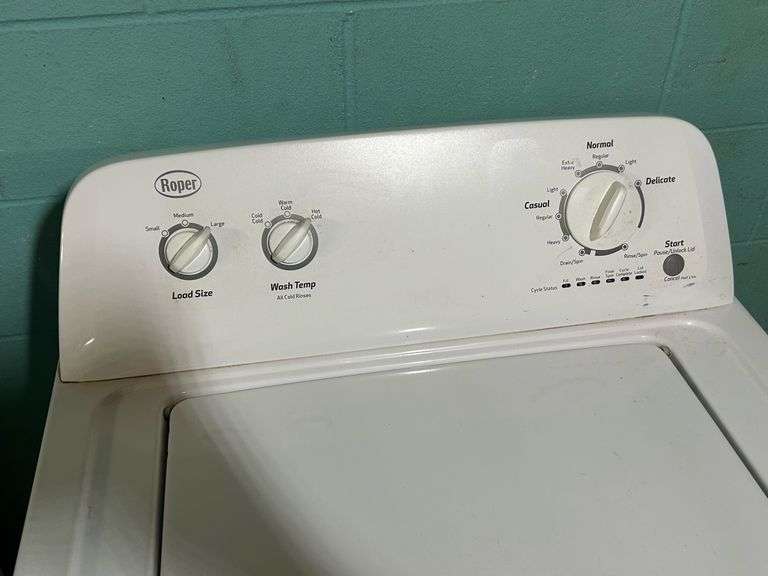 Roper Washing Machine - Creamer Auction