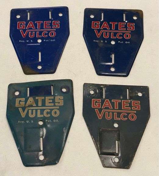 Gates Vulco - Service Station Belt Display Brackets - Creamer Auction