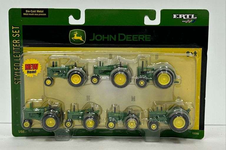 John Deere Styled Letter Set - 1/64 Scale - Creamer Auction