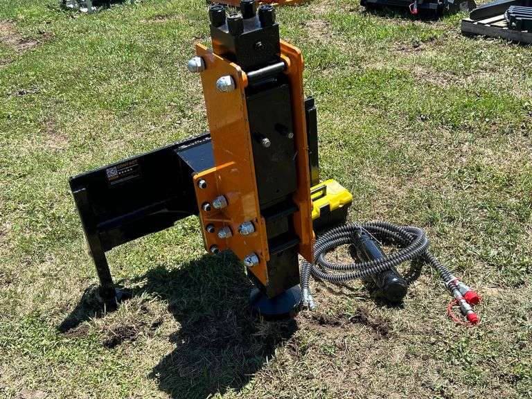 Wolverine PD-12-08D Hydraulic Post Pounder - Skid Steer Attachment ...