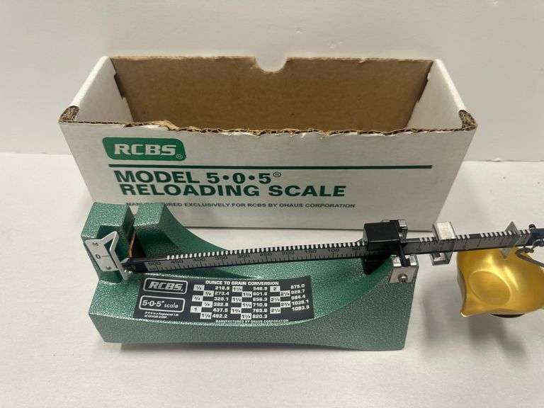 RCBS Model 505 Powder Scale - Creamer Auction