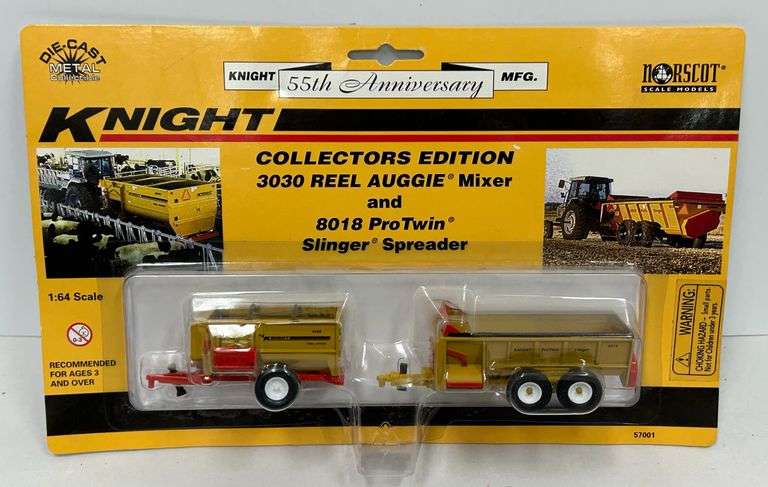Knight 3030 Auggie Mixer & 8010 Pro Twin Spreader -1/64 Scale - Creamer ...