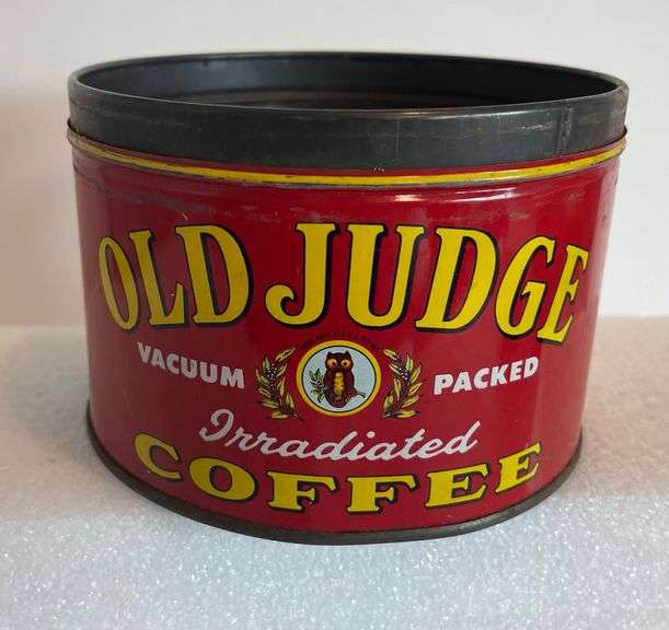Old Judge Coffee Tin - Creamer Auction