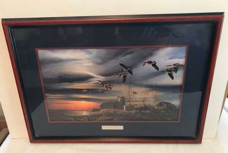 “Silent Sunset” - Terry Redlin Print - Creamer Auction