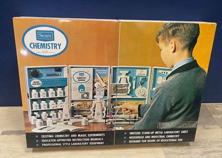 Sears Chemistry Set - Made by Lionel Toy Corporation - Creamer Auction