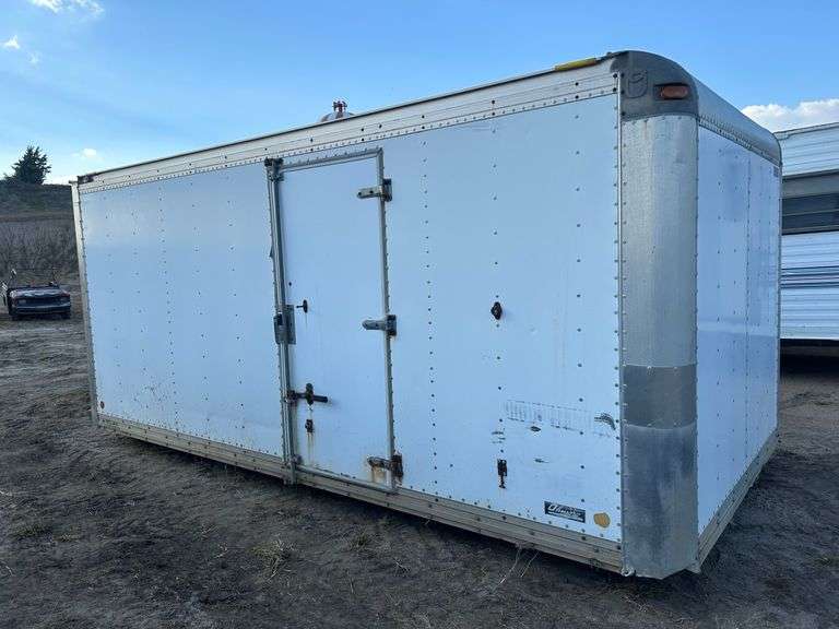 8x16 Truck Box - Needs Back Door - Creamer Auction