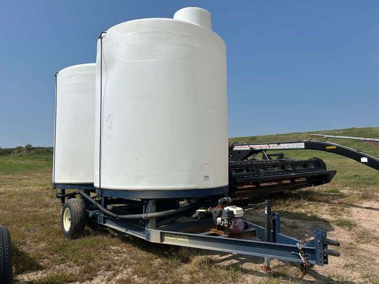 Schaben 6000 Gallon Pop Up Tanks On Trailer - Creamer Auction
