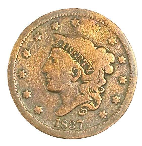 1837 U.S. Large Cent - Creamer Auction