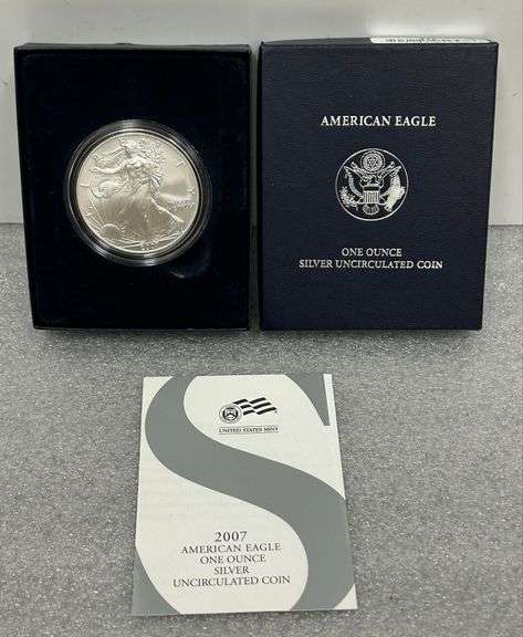 2007 American Silver Eagle - Uncirculated - Creamer Auction