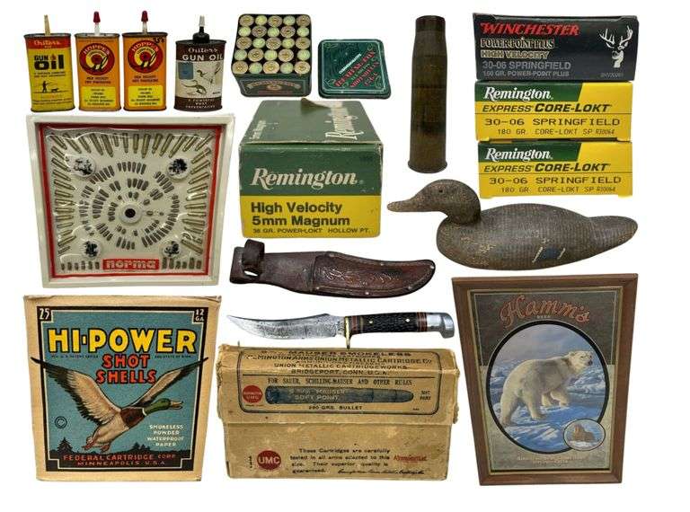 February Online Only Sportsman’s Ammo, Knives & Hunting Collectibles ...
