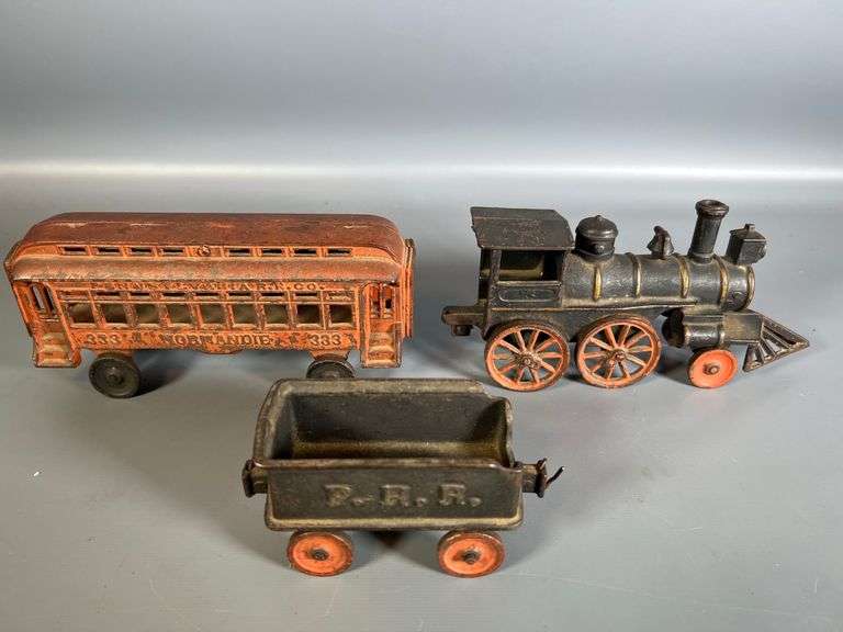 Very Vintage Cast Iron Toy Train Consignor Had “Take To Show PA Toy ...