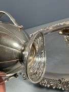 Gotham Sterling Silver Tea Set (5 Pieces) on Metal Tray (Not Sterling ...