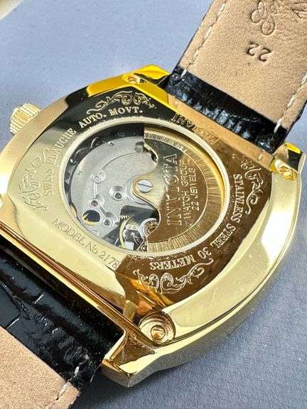 Invicta Swiss Ebauche Automatic Movement Mens Watch with 22 Jewels and ...