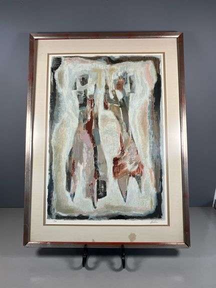 The Encounter by Eva Landori with Museum Glass, Double Signed in Top ...