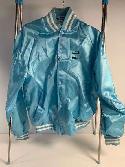 Blue Satin ILA 1248 Hampton Roads Jacket with Embroidery - Coastal ...
