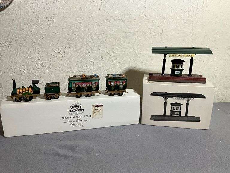Department 56 Heritage Village Collection ‘The Flying Scot Train’ and ...