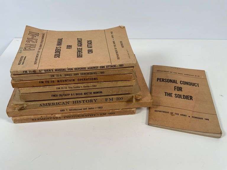 Collection of U.S. Army Field Manuals and Publications, 1949-1963 ...