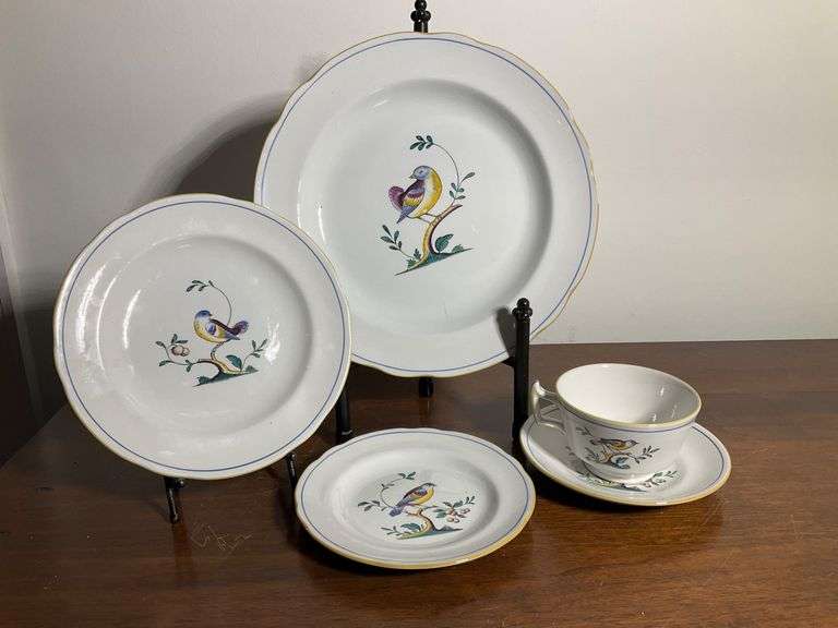 Spode Queens Bird Fine China Partial Dinnerware Set with Bird Motif ...