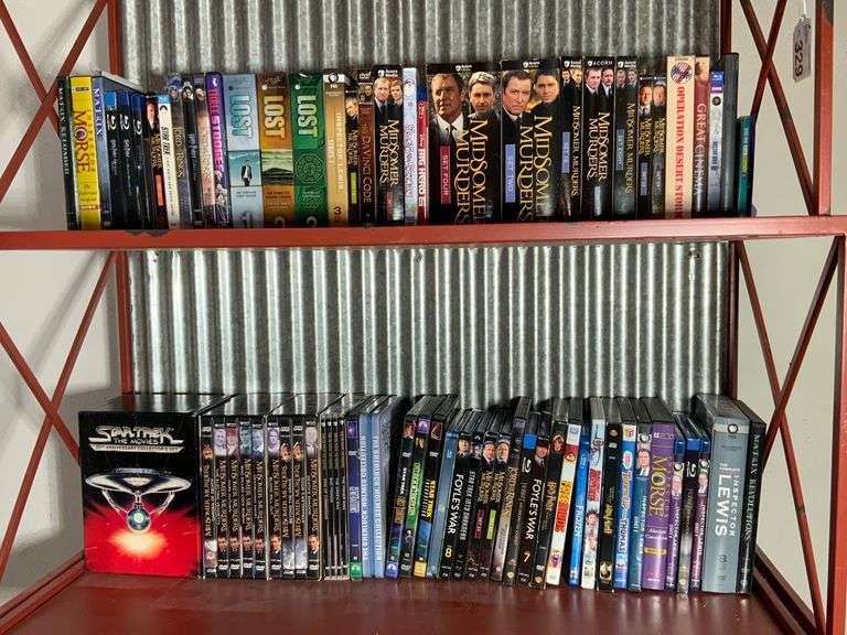 Collection of VHS, Blu-ray, and DVD Sets Featuring TV Shows and Films - Coastal Downsizing ...