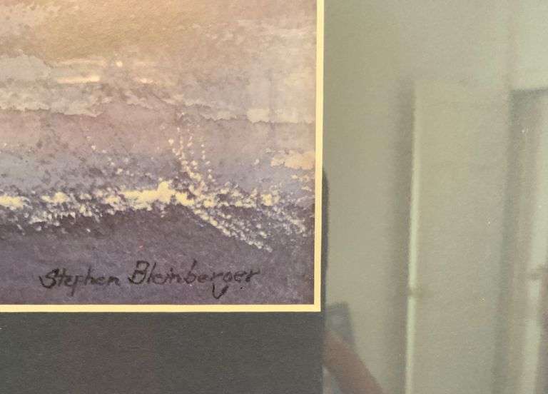 Pair of Framed Nautical Prints by Stephen Bleinberger, 19 1/2″ x 23 1/2 ...