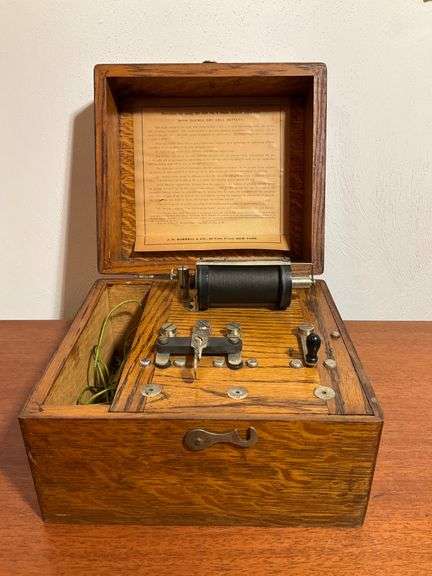 Antique Electro-Medical Therapy Machine by J.H. Bunnell & Co. - Coastal ...