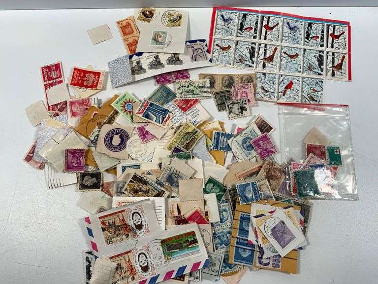 Assorted Collection of Worldwide Postage Stamps - Coastal Downsizing ...