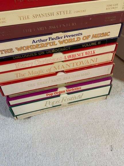 Collection of Time-Life and Other Music Box Sets with Various Genres ...