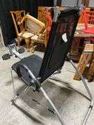 AB Lounge XL Folding Exercise Chair with Mesh Backrest - Coastal ...