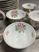 Noritake China Dinnerware Set with Floral Pattern, Made in Occupied ...