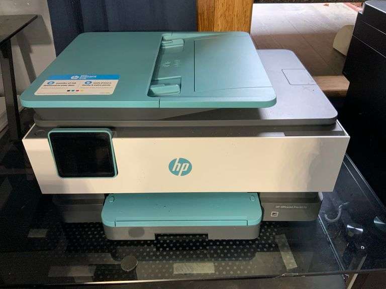 HP OfficeJet Pro 8035 All-in-One Printer in Blue and White - Coastal ...