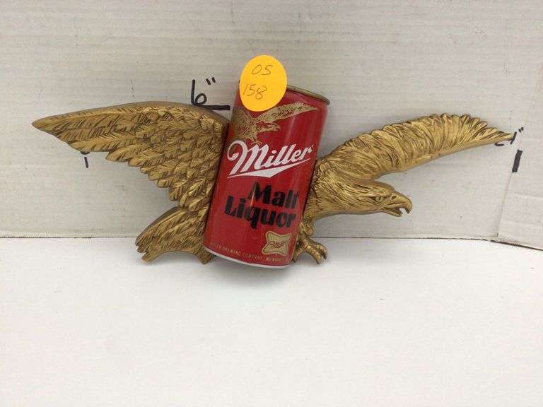 MILLER EAGLE BEER SIGN - Currie Auction Service