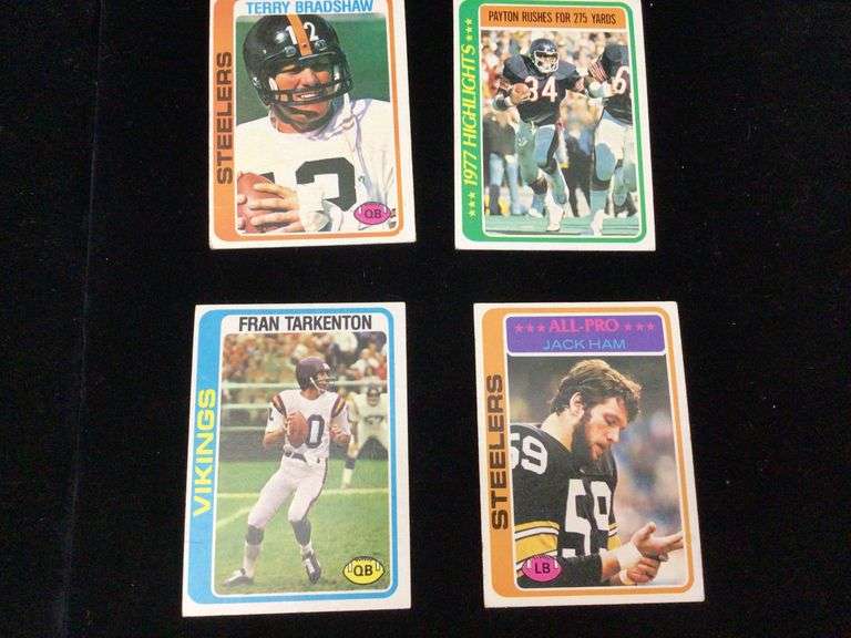 4 1978 TOPPS FOOTBALL CARDS - Currie Auction Service