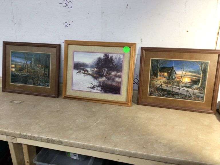 3 PRINTS W/FRAMES - Currie Auction Service