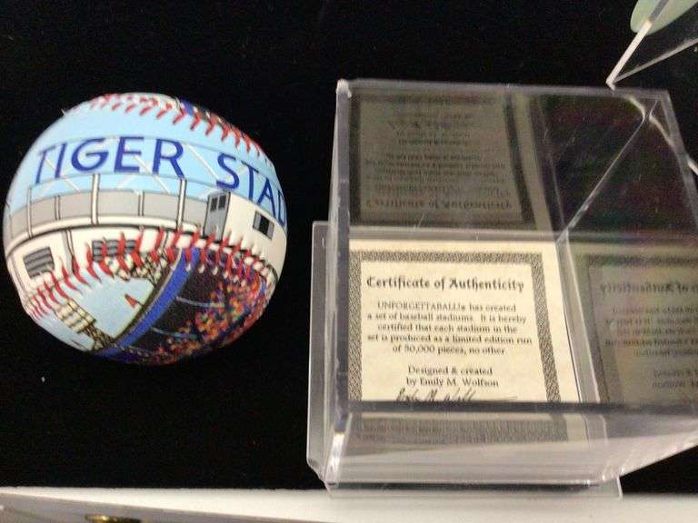 UNFORGETTABALL TIGER STADIUM 1999 BASEBALL - Currie Auction Service