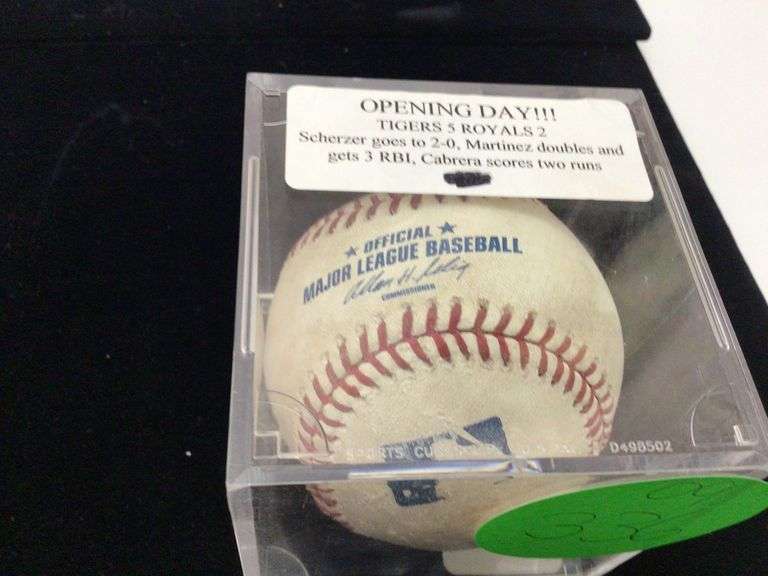OPENING DAY TIGERS VS ROYALS BASEBALL - Currie Auction Service