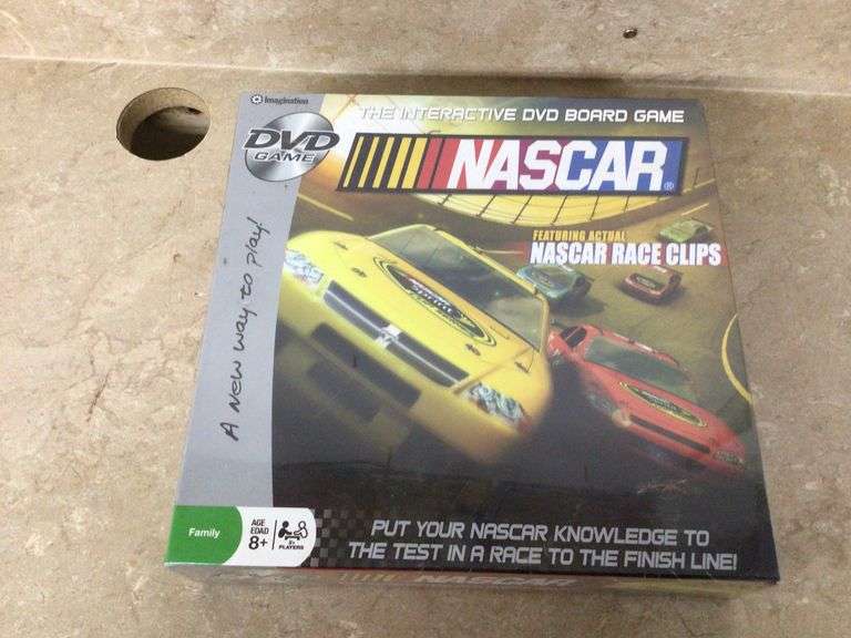 NEW NASCAR INTERACTIVE DVD BOARD GAME - Currie Auction Service