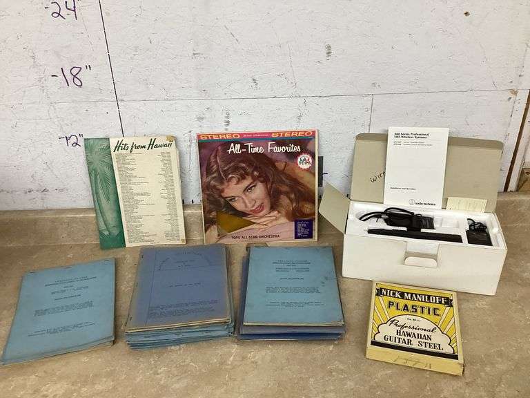 MISCELLANEOUS MUSIC ITEMS - Currie Auction Service