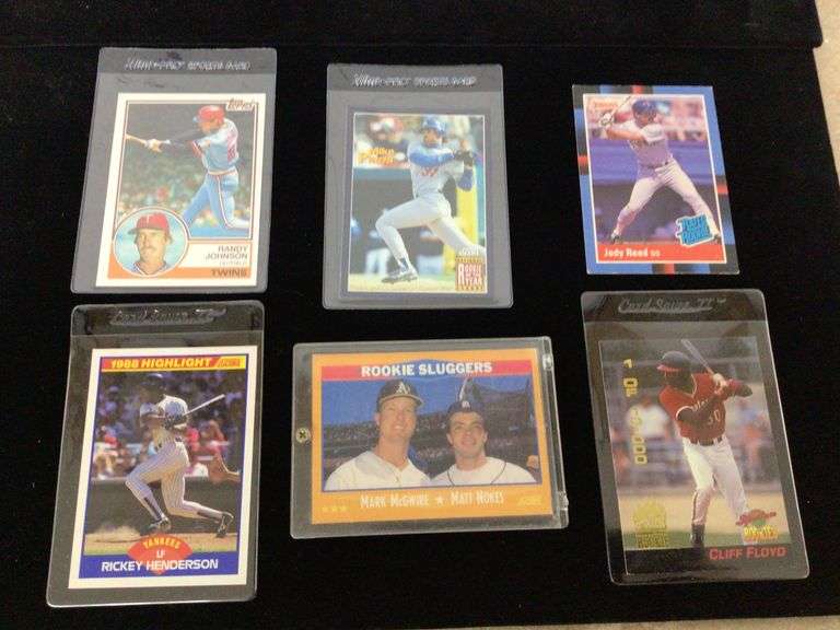 6 1983 TOPPS RANDY JOHNSON BASEBALL CARDS - Currie Auction Service