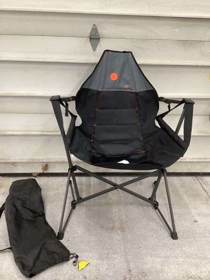 REO FREESTANDING SWINGING LAWN CHAIR - Currie Auction Service