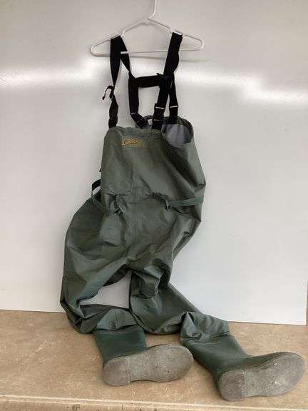 WOMAN'S CABELA'S WADERS W/WADING BELT-SIZE 9 - Currie Auction Service