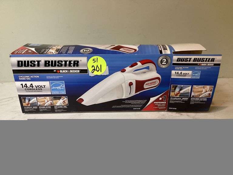 BLACK AND DECKER DUST BUSTER(WORKS) - Currie Auction Service