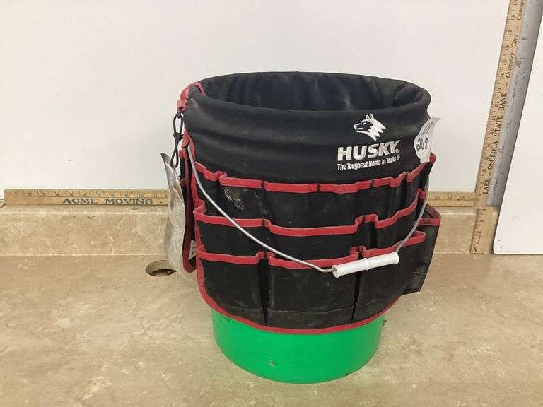 5 GALLON BUCKET W/HUSKY TOOL ORGANIZER - Currie Auction Service