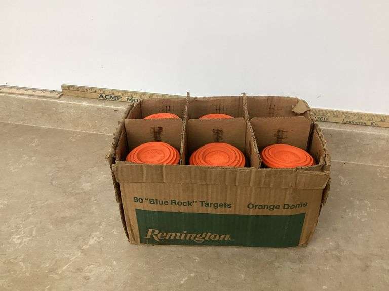 BOX OF REMINGTON CLAY TARGETS - Currie Auction Service