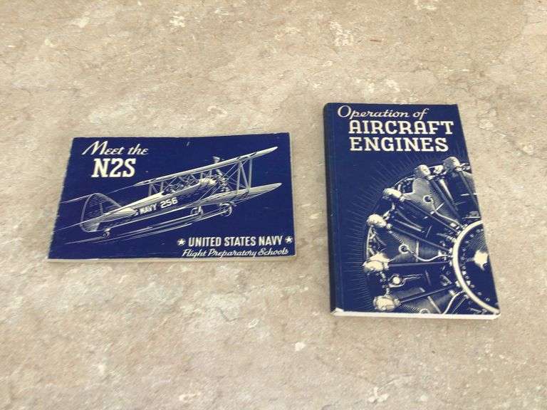 VINTAGE OPERATION OF AIRCRAFT ENGINES BOOK - Currie Auction Service