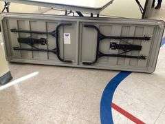 6' x 2' MITY-LITE FOLDING TABLE - Currie Auction Service