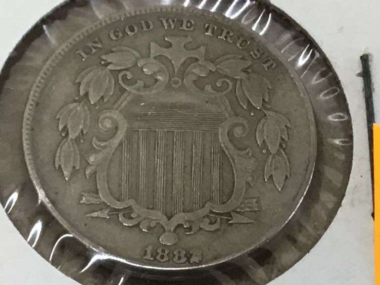 1882 SHIELD NICKEL - Currie Auction Service