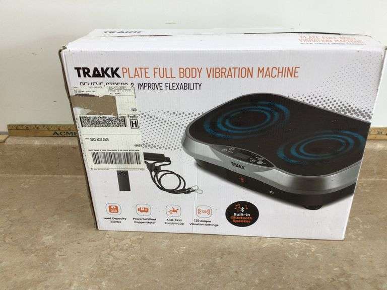 TRAKK FULL BODY VIBRATING MACHINE - Currie Auction Service