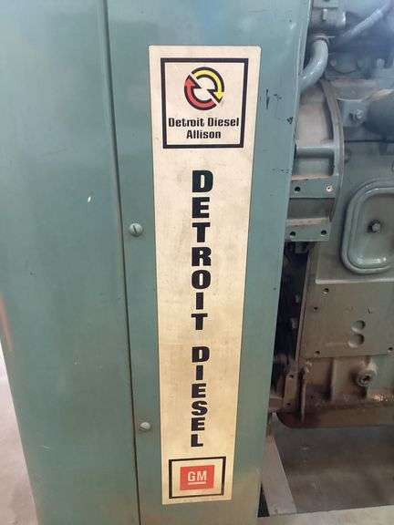 50hz DETROIT DIESEL GENERATOR - Currie Auction Service