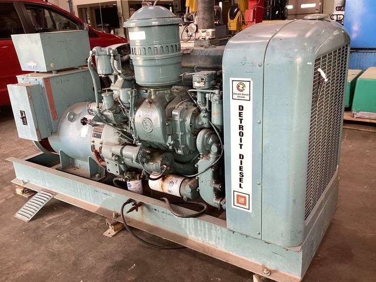 50hz DETROIT DIESEL GENERATOR - Currie Auction Service